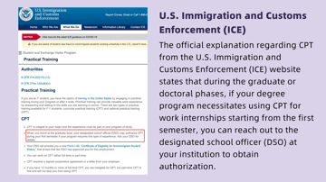 Day 1 CPT for International Students: Comprehensive Guide & FAQs