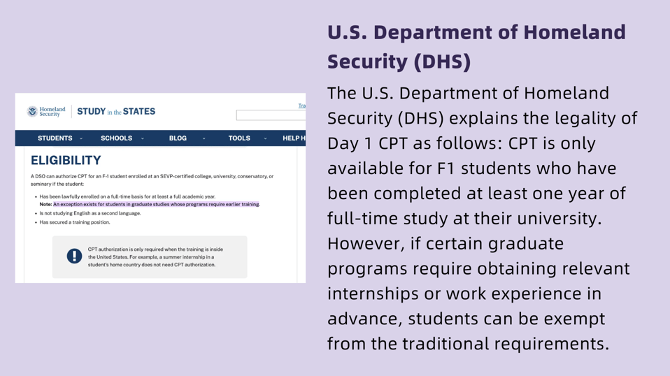 Day 1 CPT for International Students: Comprehensive Guide & FAQs
