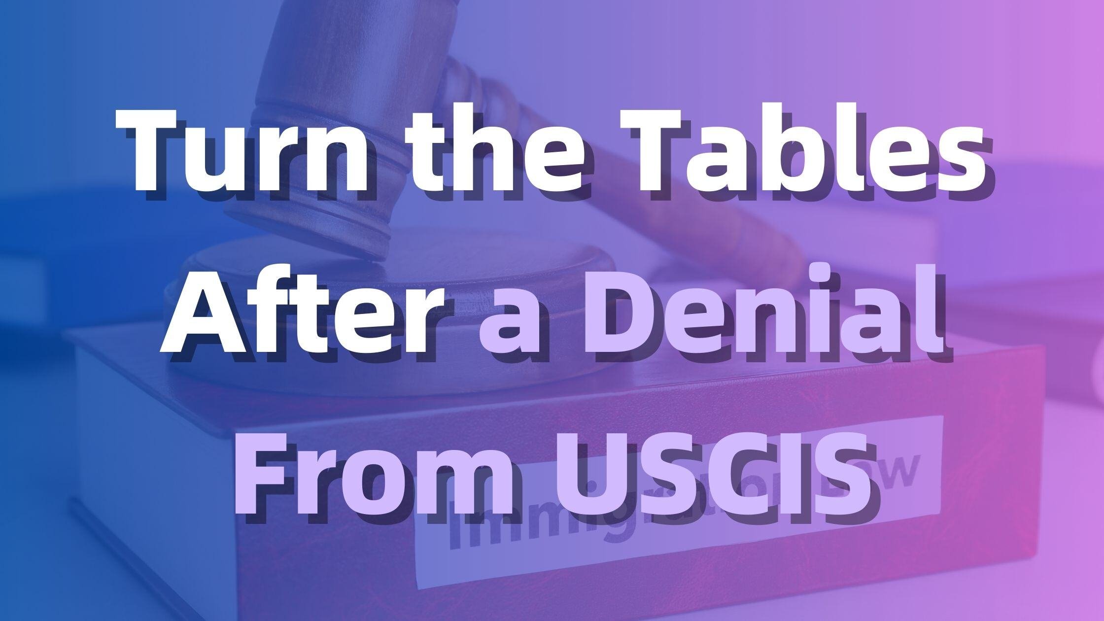 How to Effectively Challenge USCIS Decisions and Turn the Tables After ...