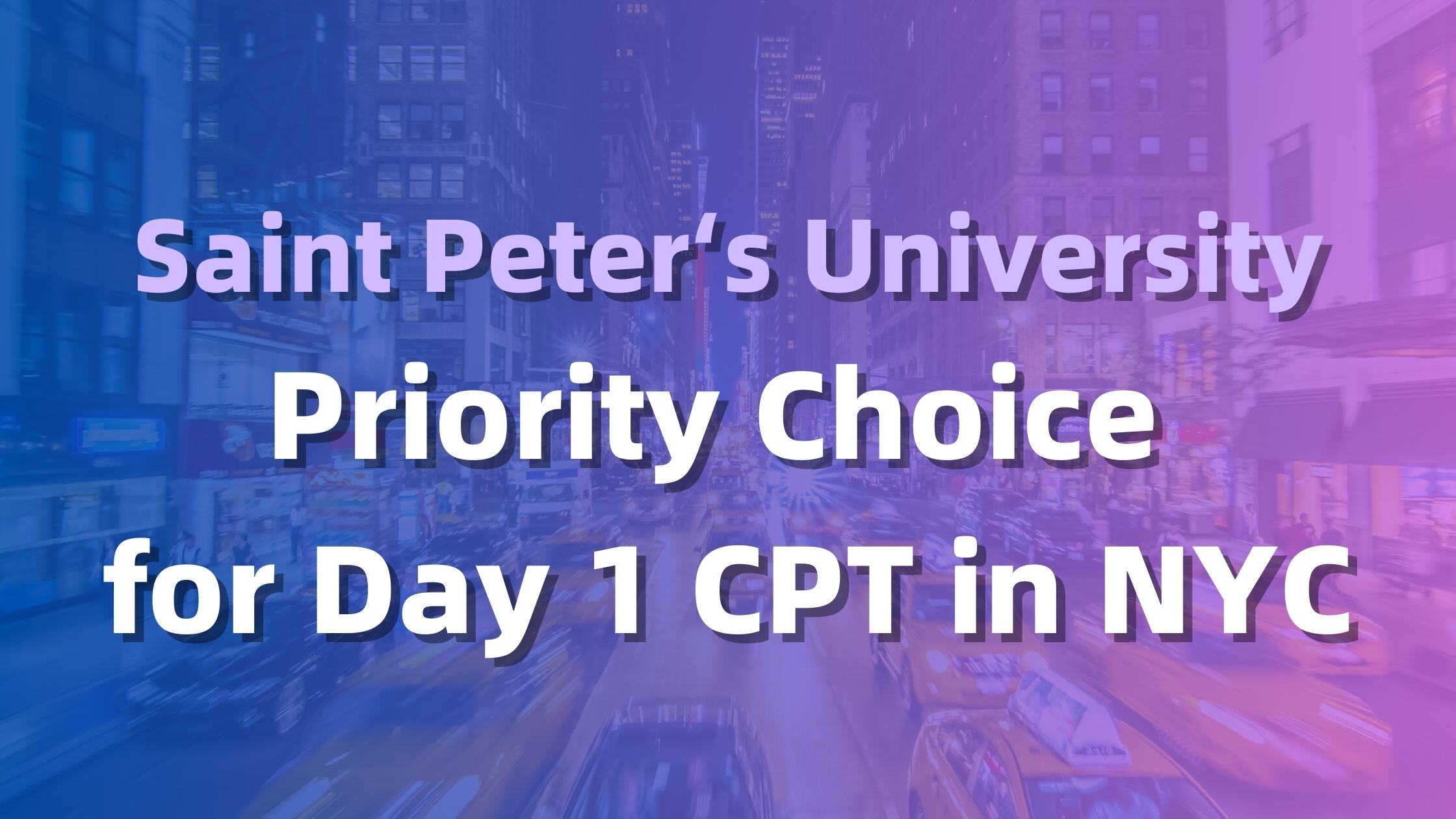 New England College (NEC) - Day 1 CPT Universities